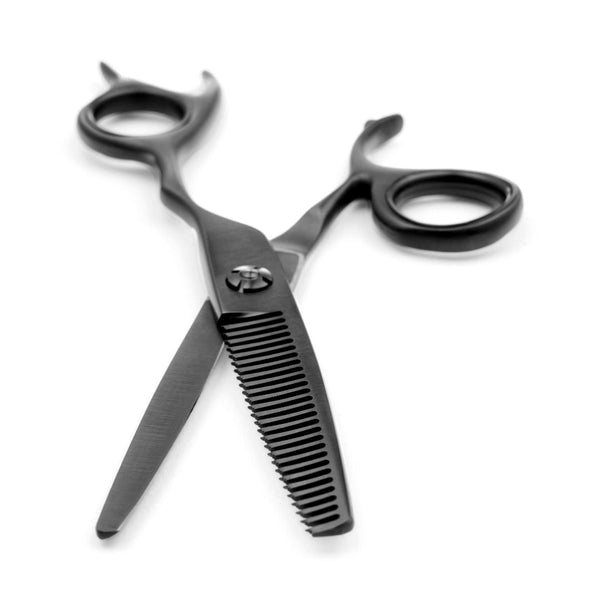 Matsui Super Ergo Devil Matte Black Thinner - Scissor Tech Canada